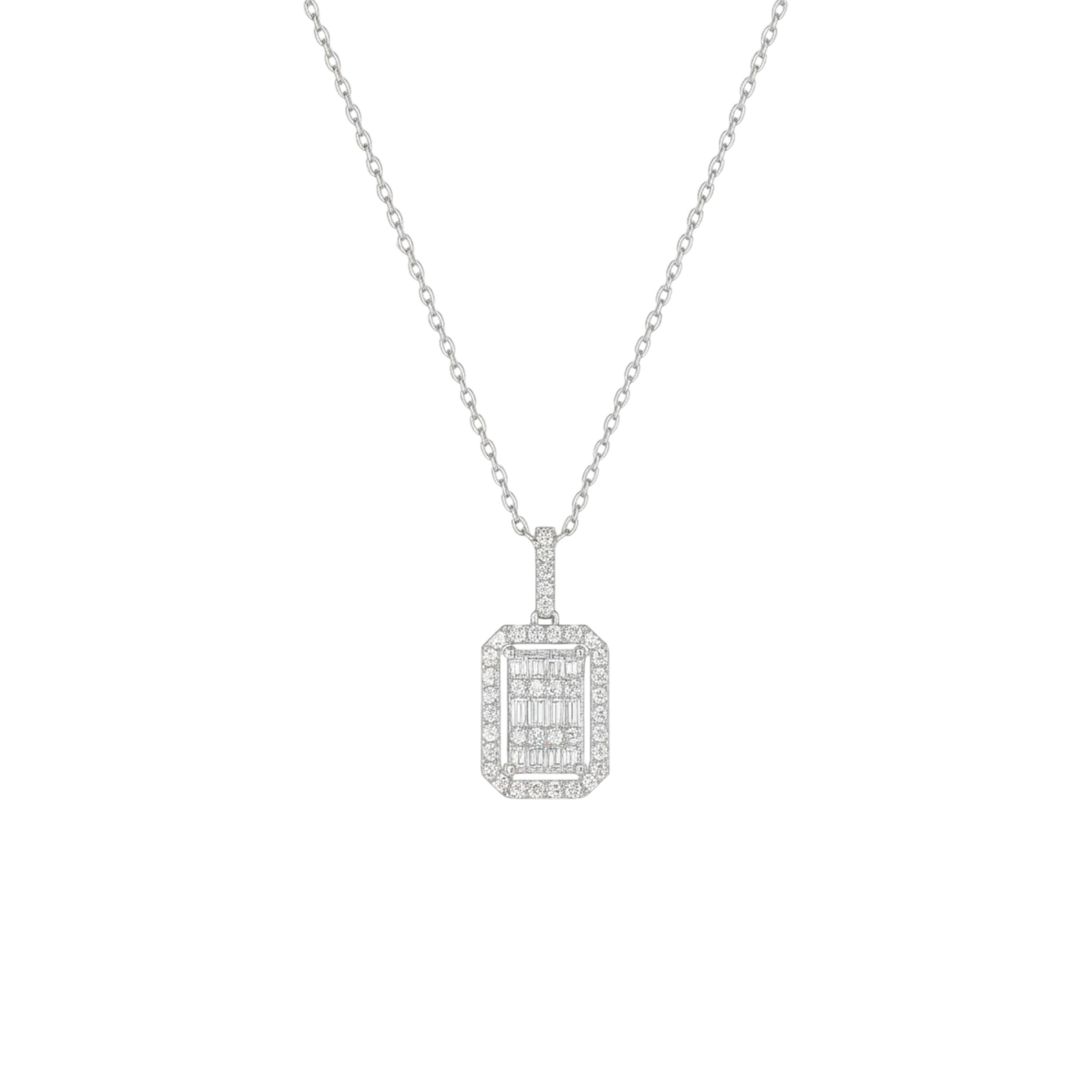 Ellen Diamond Necklace in 18KT Gold – BOZ Jewelry