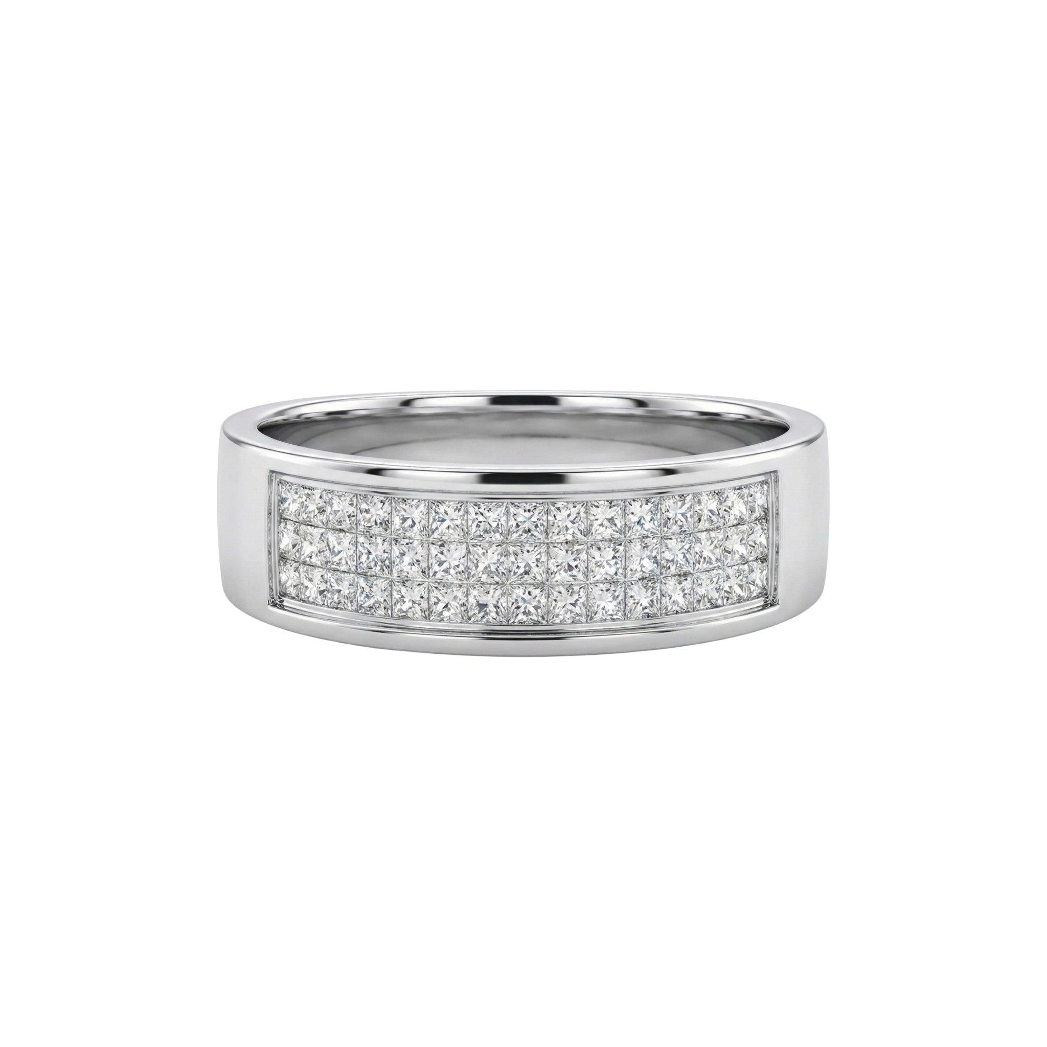 Queen Natural Diamond Band in 18KT Gold – BOZ Jewelry