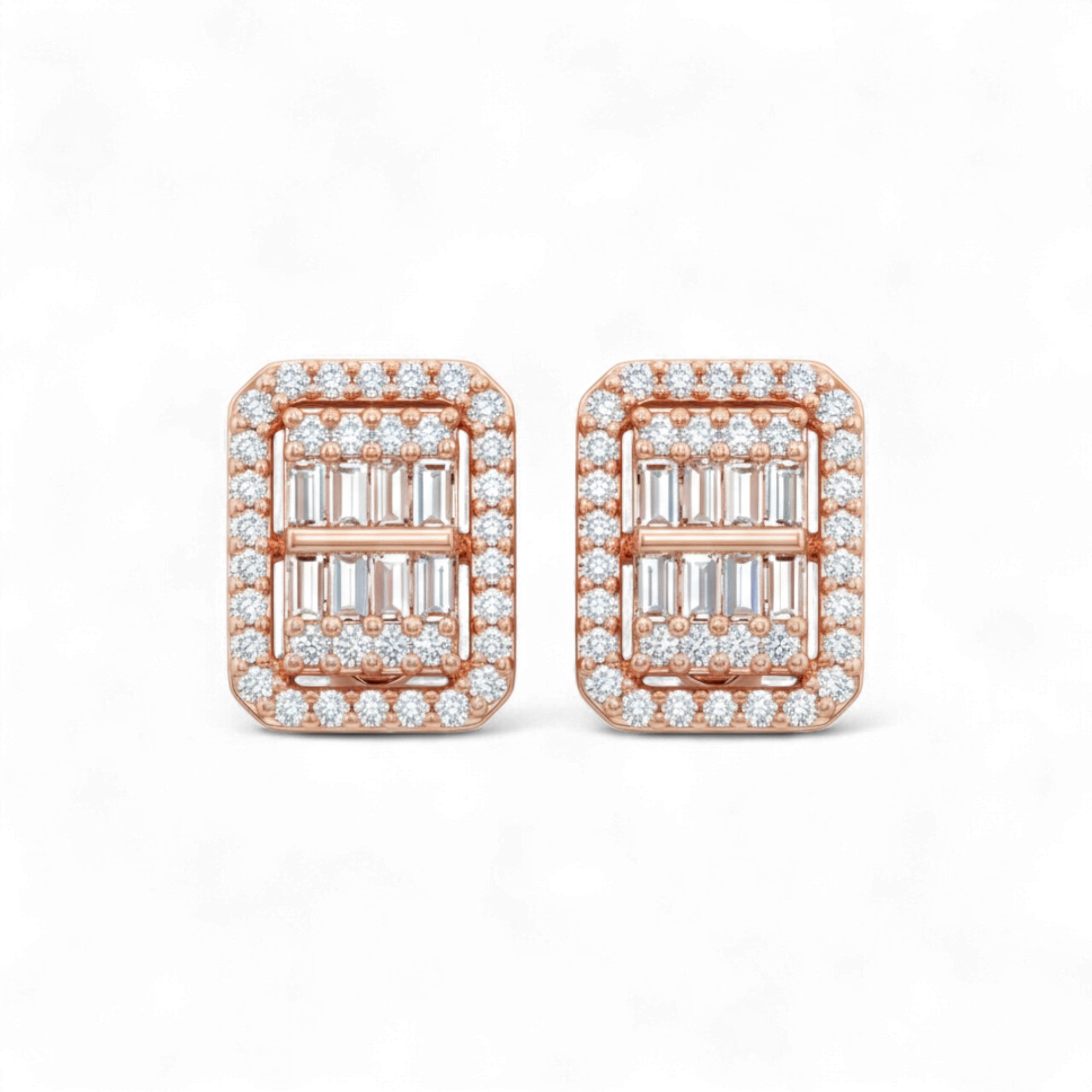 Ellen Diamond Stud in 18K Gold – BOZ Jewelry
