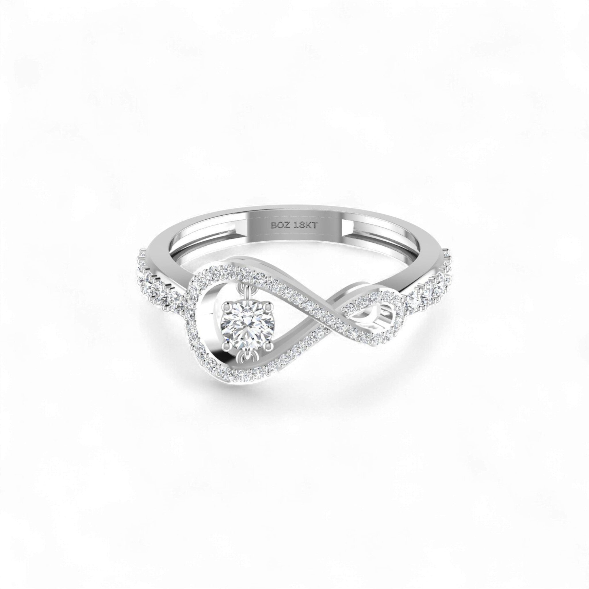 Twinkle Infinie Diamond Ring in 18KT Gold – BOZ Jewelry